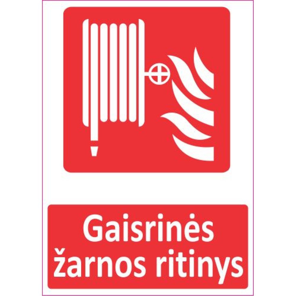 Lipdukas Gaisrinės žarnos ritinys - LPDD00045
