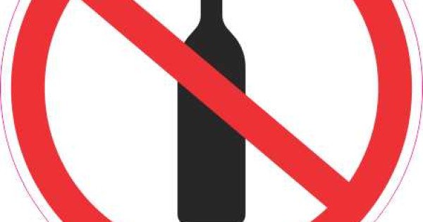 Lipdukas Draudžiamas alkoholis - LPDD00154