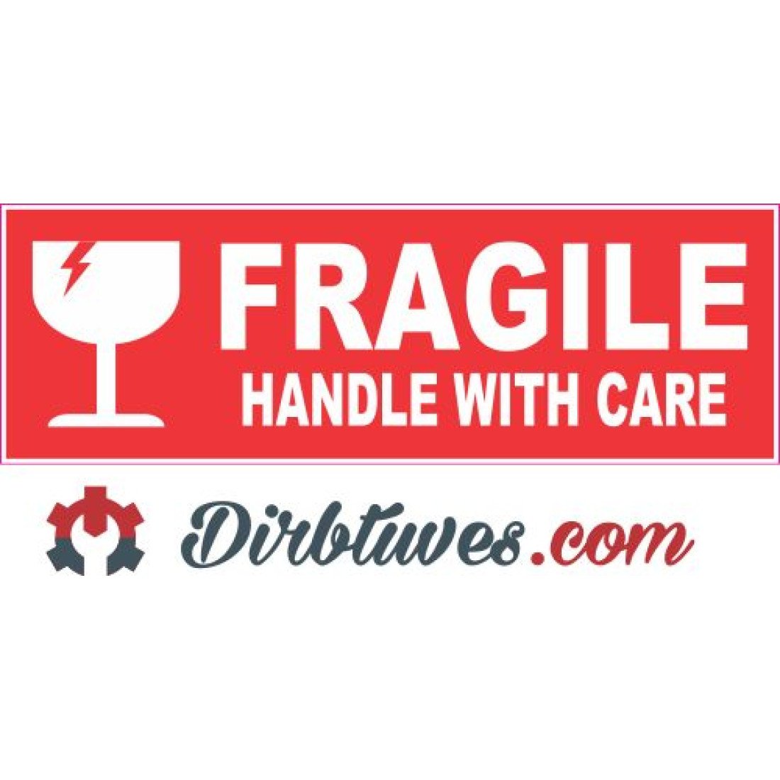 Lipdukai Pakuotės Atsargiai, dūžta, Fragile, Handle with care, 10 vnt ...