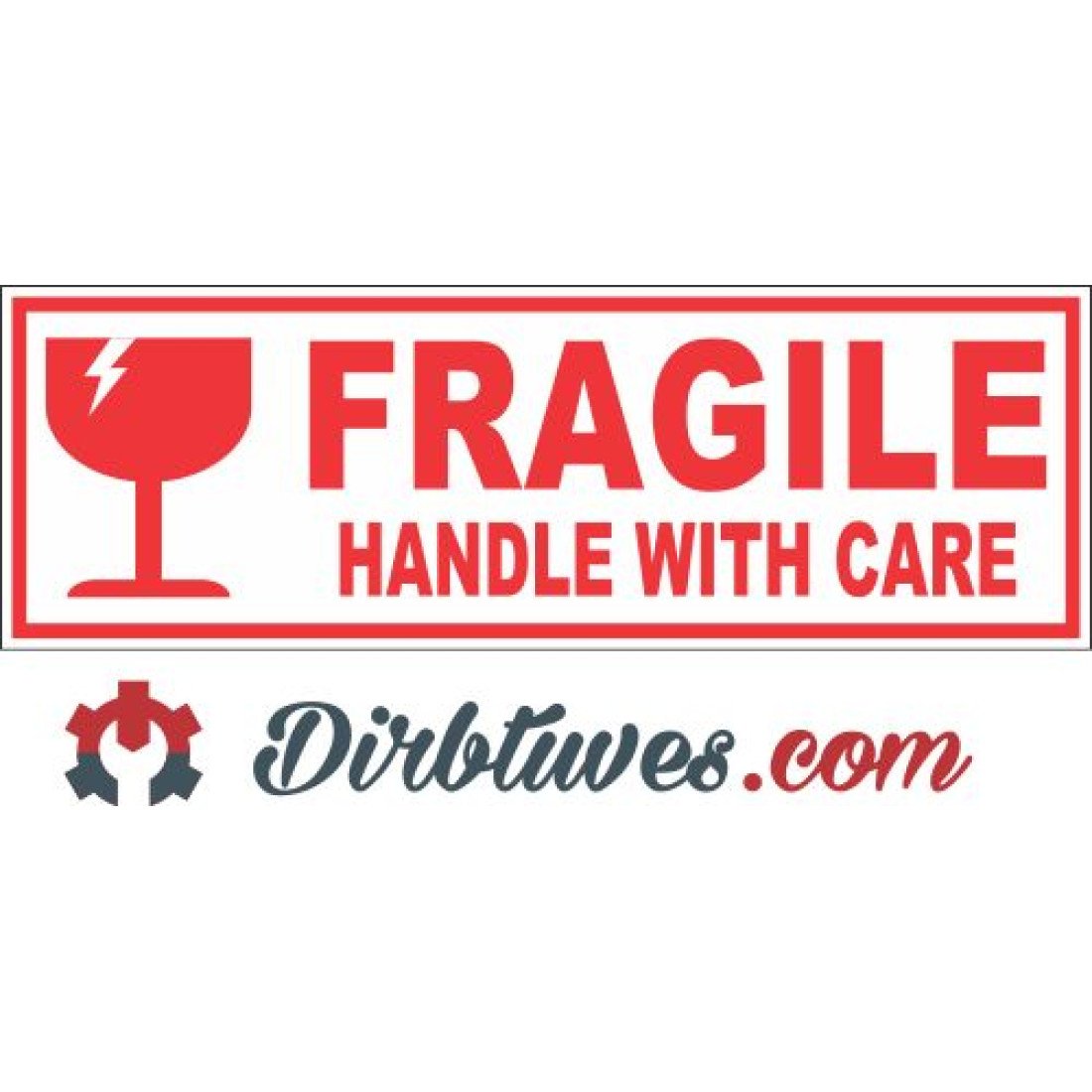 Lipdukai Pakuotės Atsargiai, dūžta, Fragile, Handle with care, 10 vnt ...