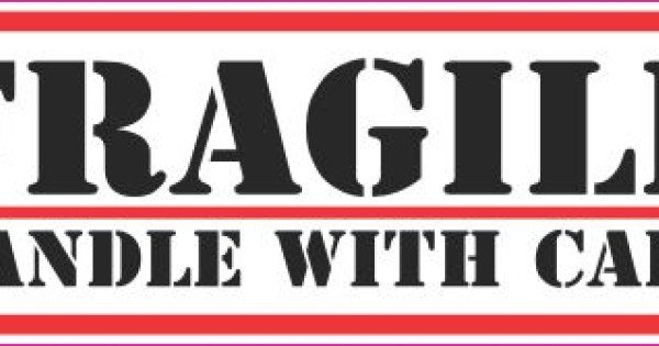Lipdukas Fragile Handle with care - LPD123133