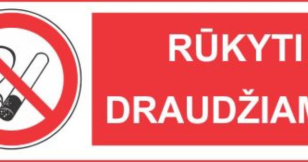Lipdukas Rūkyti draudžiama - LPD123051